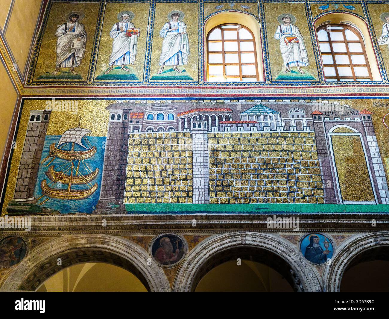Mosaic of Classe, ancient port of Ravenna - Basilica of Sant'Apollinare ...