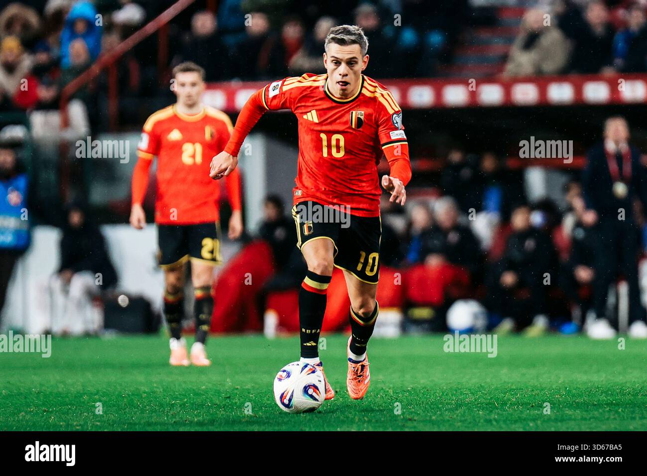Leandro Trossard (Belgium, 10) on the ball FIFA World Cup UEFA ...