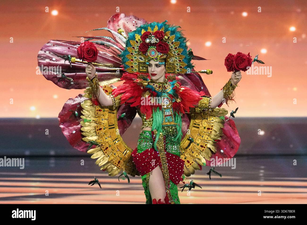 Miss Mexico Fátima Bosch competes in the national costume competition ...