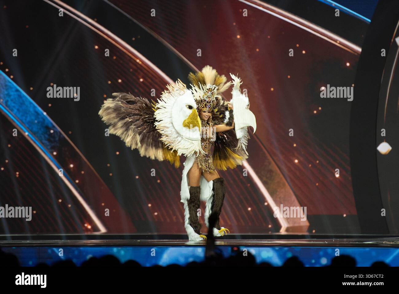 Audrey Eckert from Miss USA 2025, in National Costume Competition during the 74th Miss Universe ...