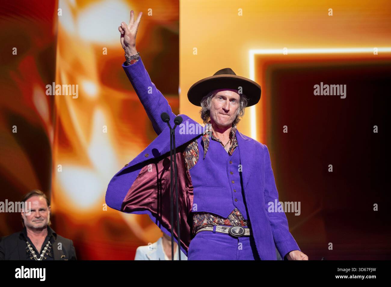 You Am I frontman Tim Rogers during the 2025 ARIA Awards at Hordern ...