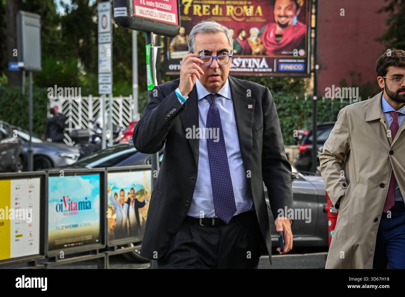 **NO WEB OR NEWSPAPERS FOR ITALY ONLY** Funeral of Cesare Cursi. In the ...