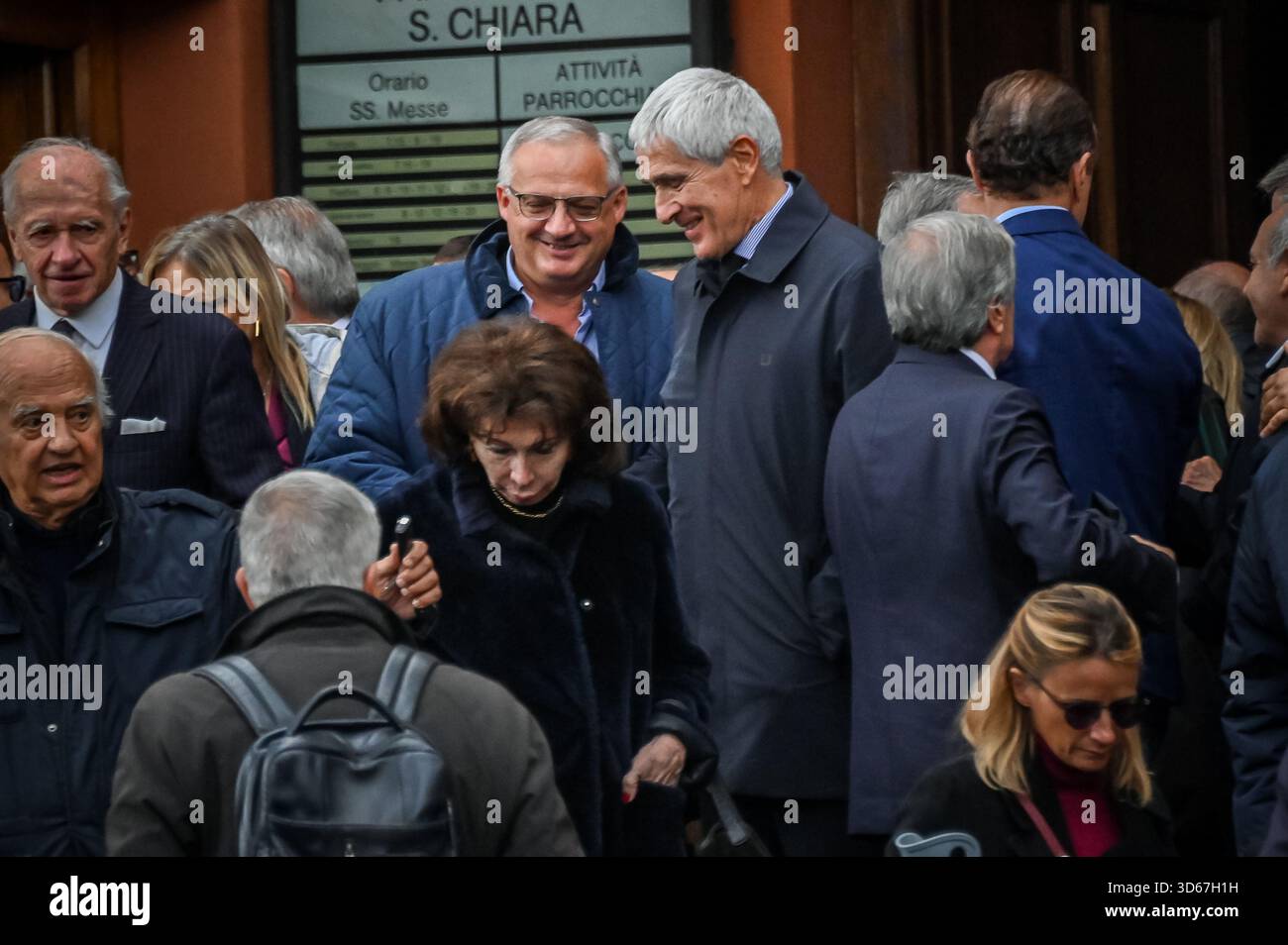 **NO WEB OR NEWSPAPERS FOR ITALY ONLY** Funeral of Cesare Cursi. In the ...