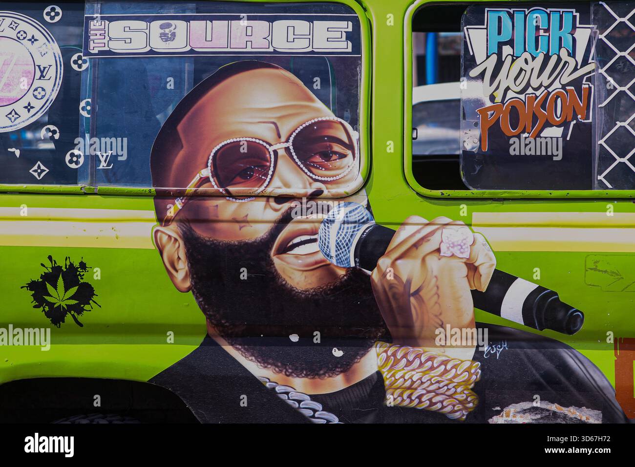 December 5, 2024, Nairobi, Kenya: A graffiti portrait of William ...