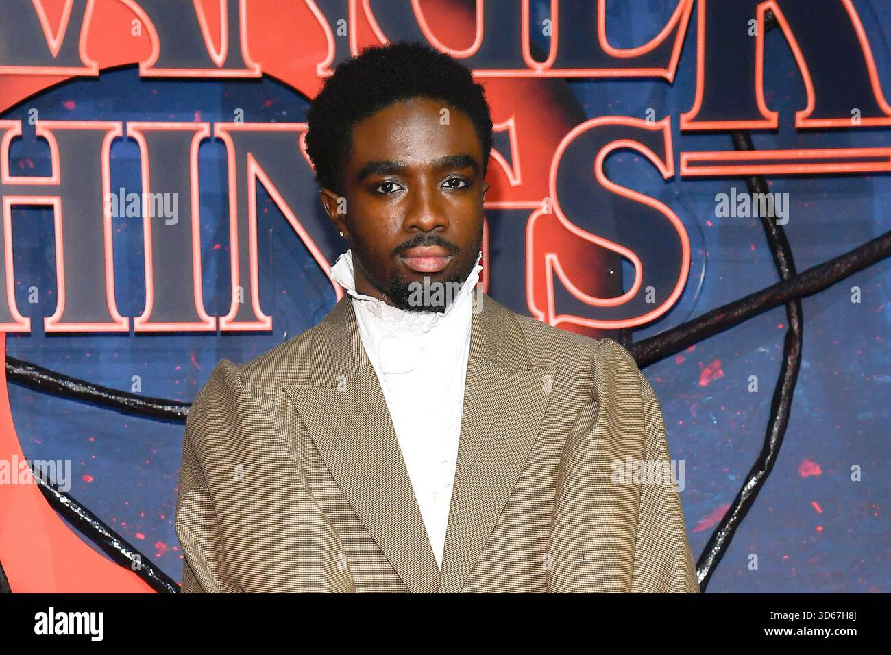 Caleb McLaughlin attends the "Stranger Things" Season 5 Event at Hangar ...