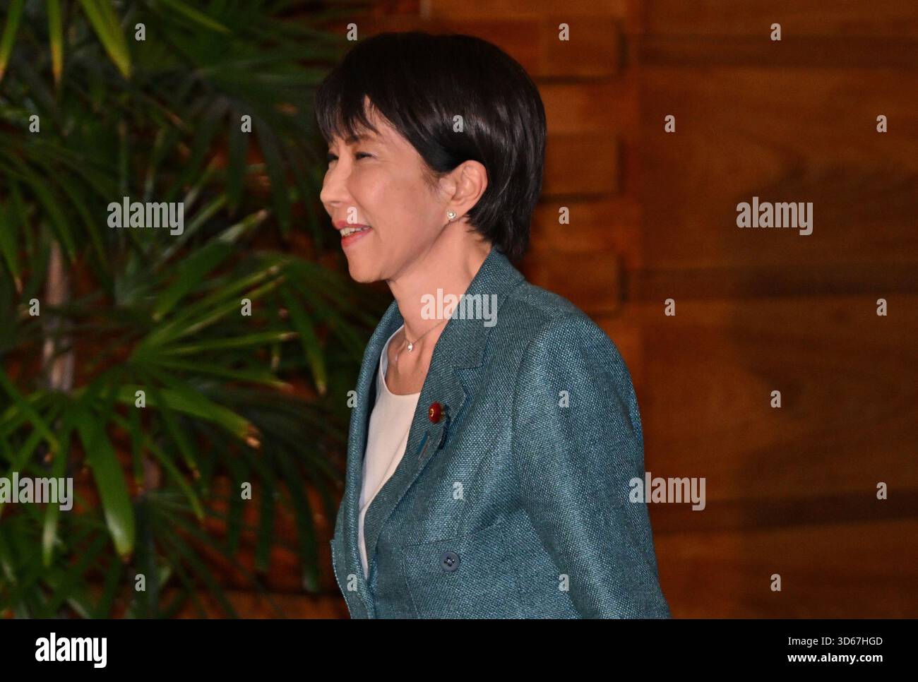 Japanese Prime Minister Sanae Takaichi leaves the Prime Minister's ...