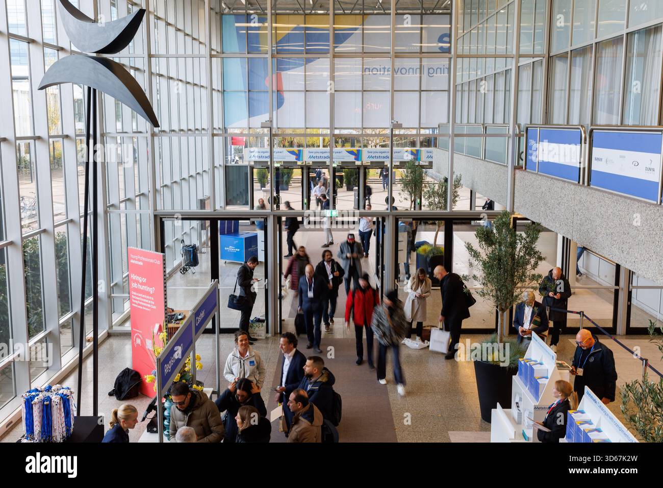 Panoramic interior view of the METSTRADE 2025 exhibition halls inside ...
