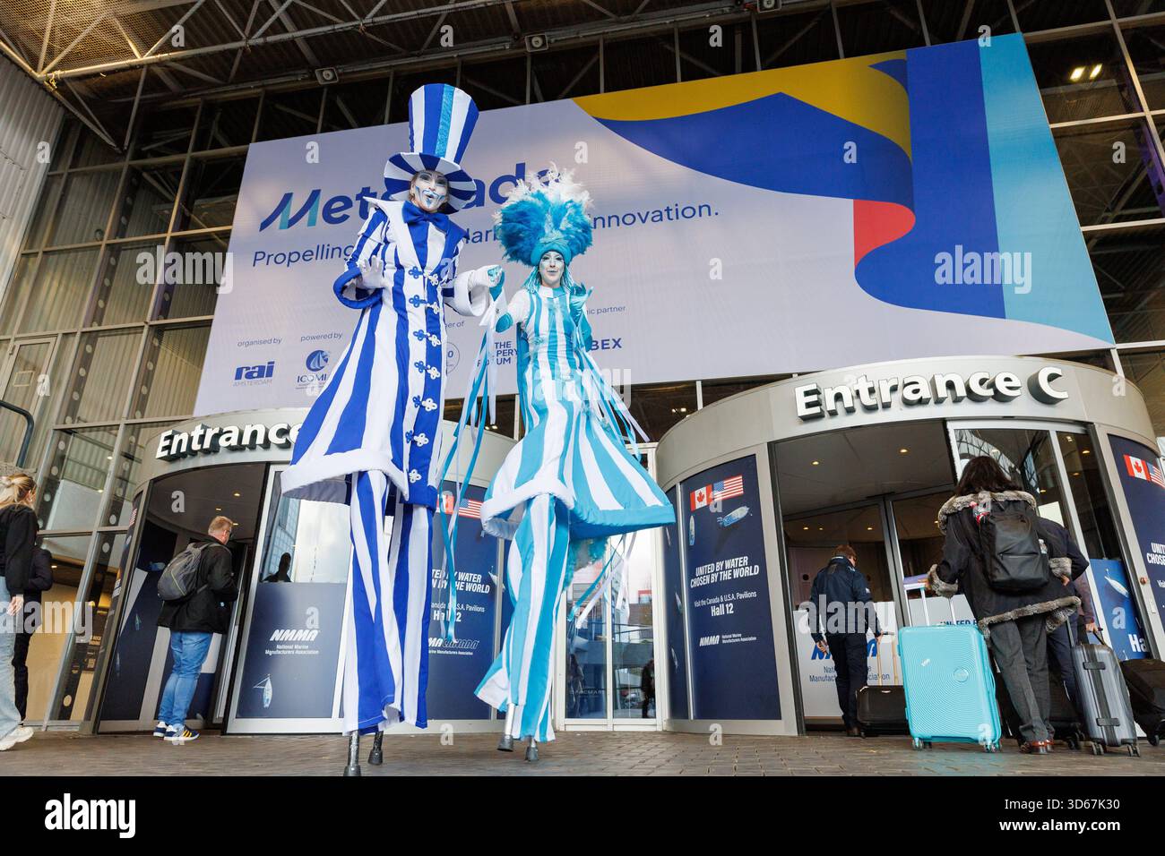 General view of the METSTRADE 2025 exhibition site outside the RAI ...