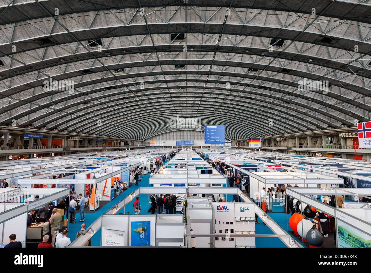 Interior view of the METSTRADE 2025 exhibition halls inside the RAI ...