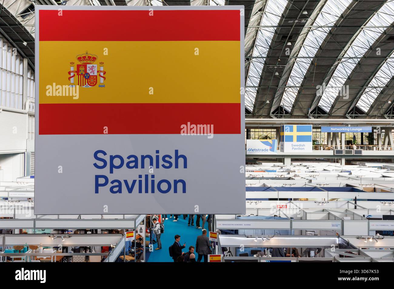 Interior view of the METSTRADE 2025 exhibition halls inside the RAI ...