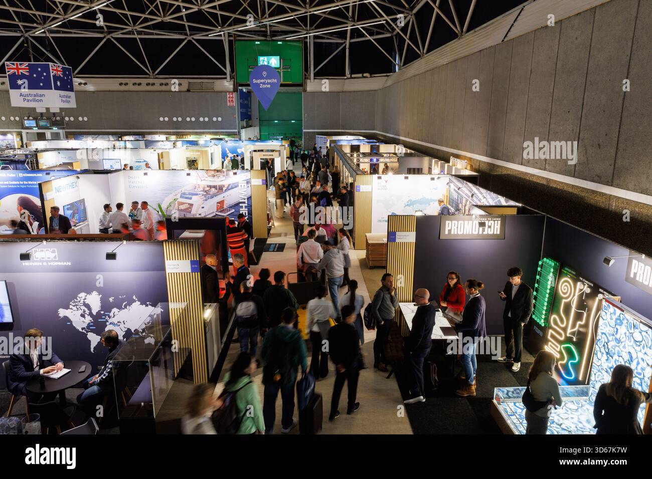 Interior view of the METSTRADE 2025 exhibition halls inside the RAI ...