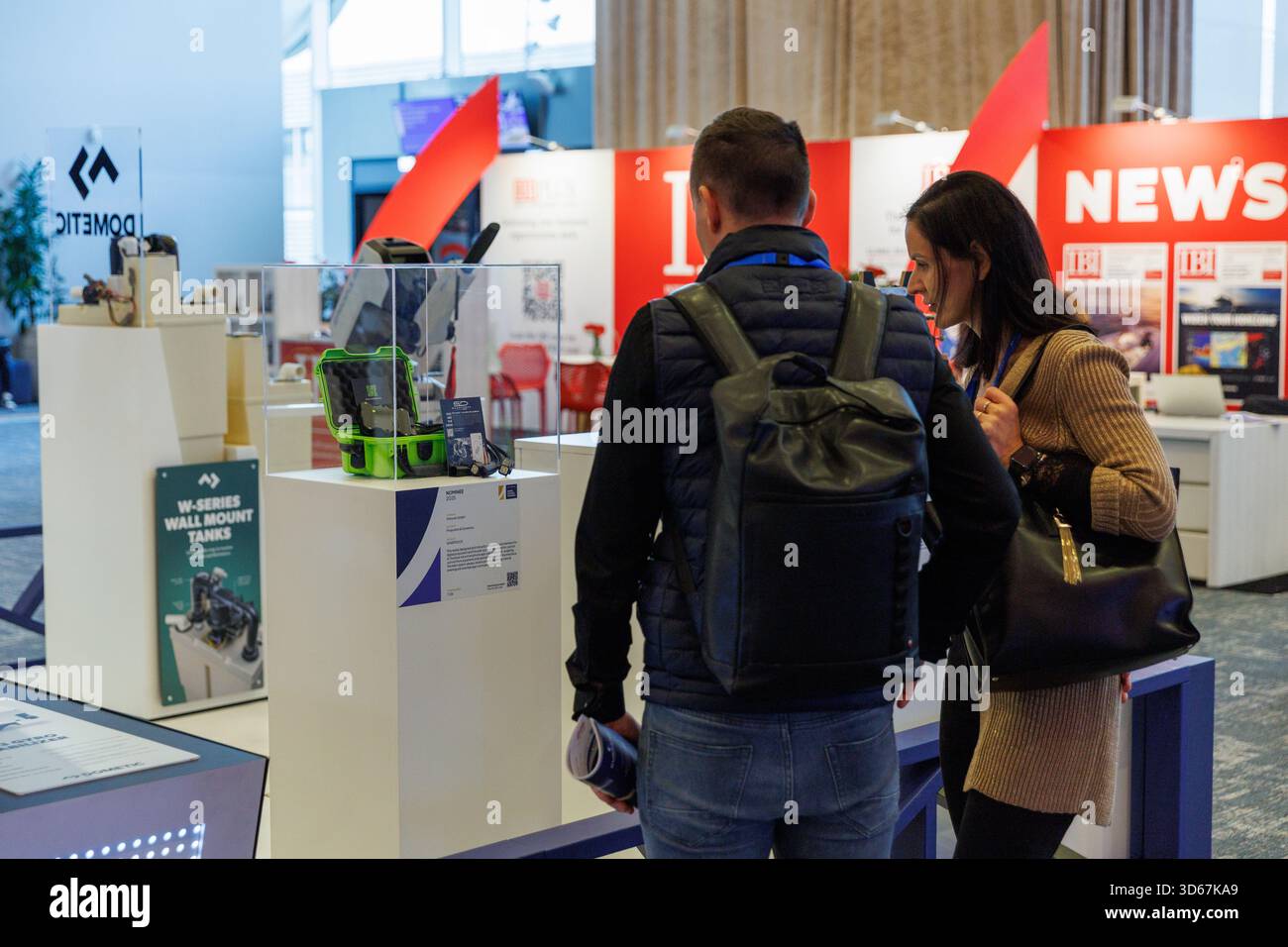 General view of the product exhibition showcasing category winners and ...