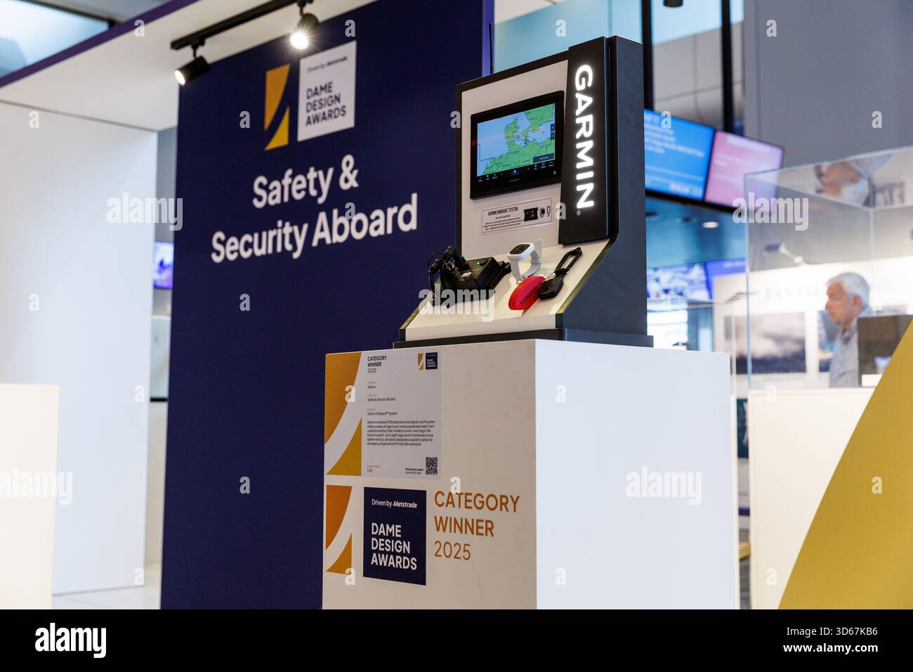 General view of the product exhibition showcasing category winners and ...