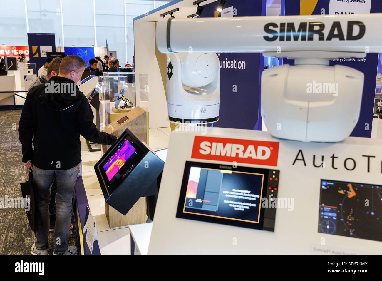 General view of the product exhibition showcasing category winners and ...