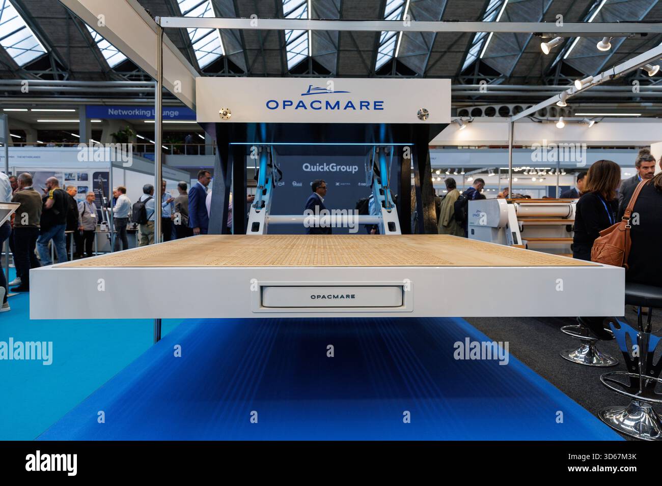 General view of exhibitors and product displays across multiple themed ...