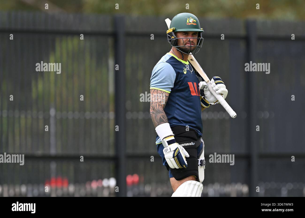 Jake Weatherald during an Australia Cricket Team training session at ...
