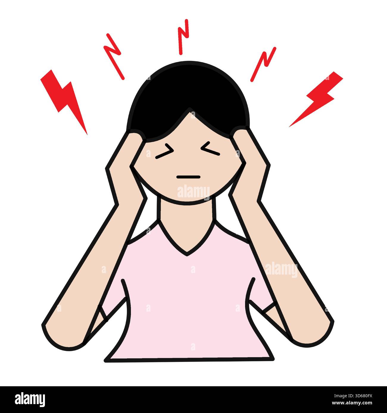 Suffer symptom Stock Vector Images - Alamy