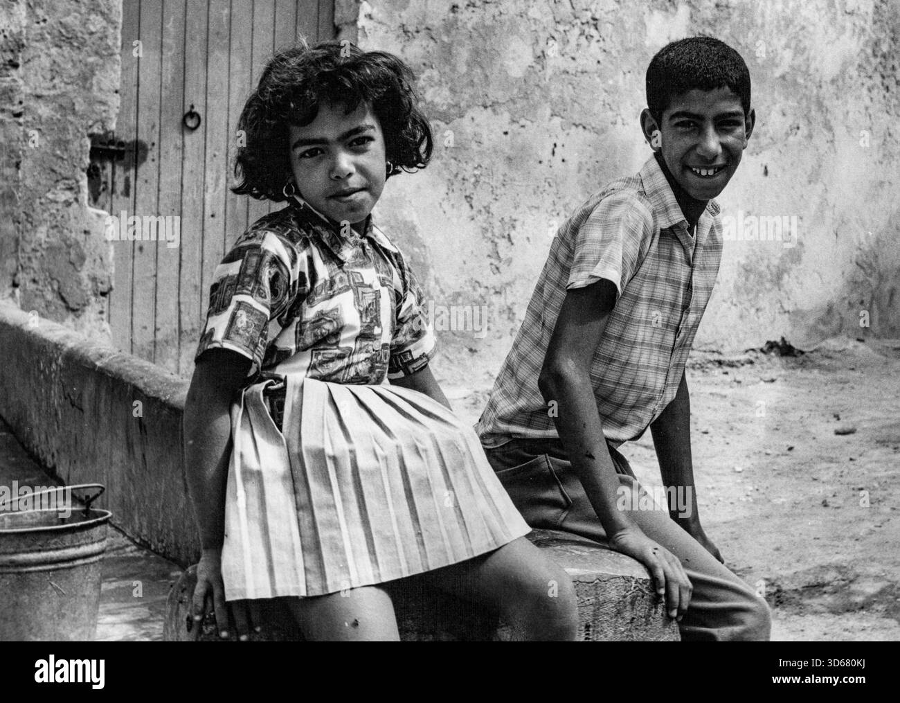 School age children in Black and White Stock Photos & Images - Alamy