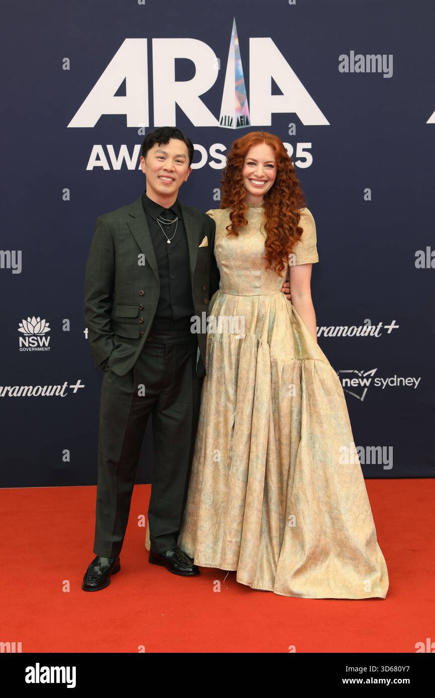 November 19, 2025: ELVIN LAM and EMMA WATKINS attends the 2025 ARIA ...