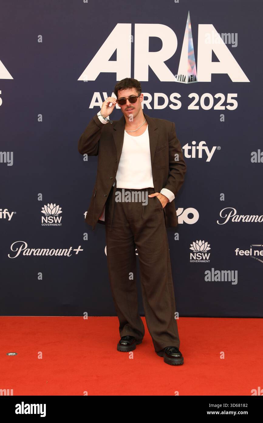 November 19, 2025: LACHIE GILL attends the 2025 ARIA Awards at the ...