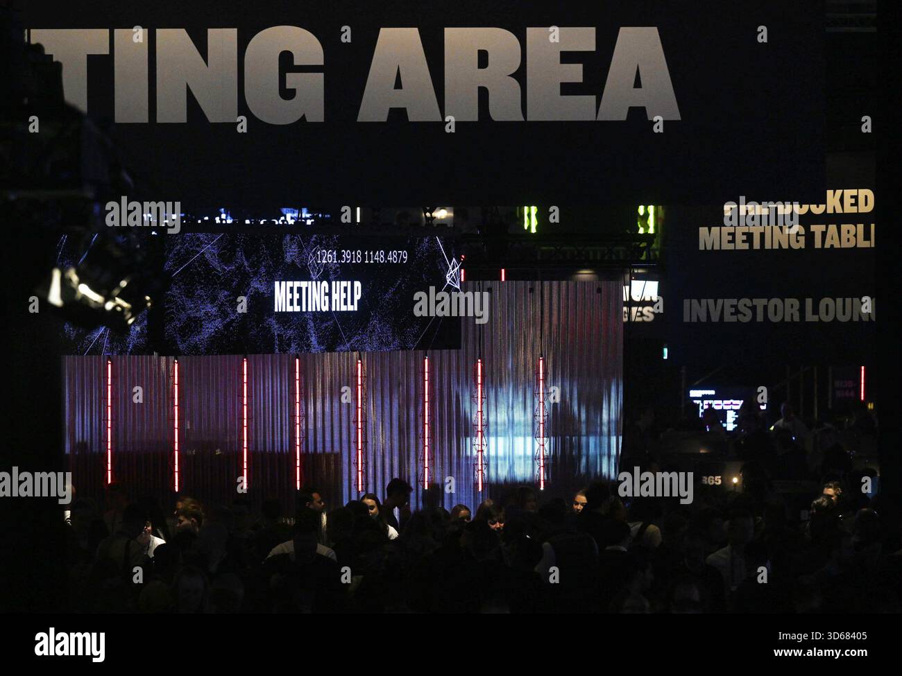 People at the startup event Slush 2025 in Helsinki, Finland on November ...
