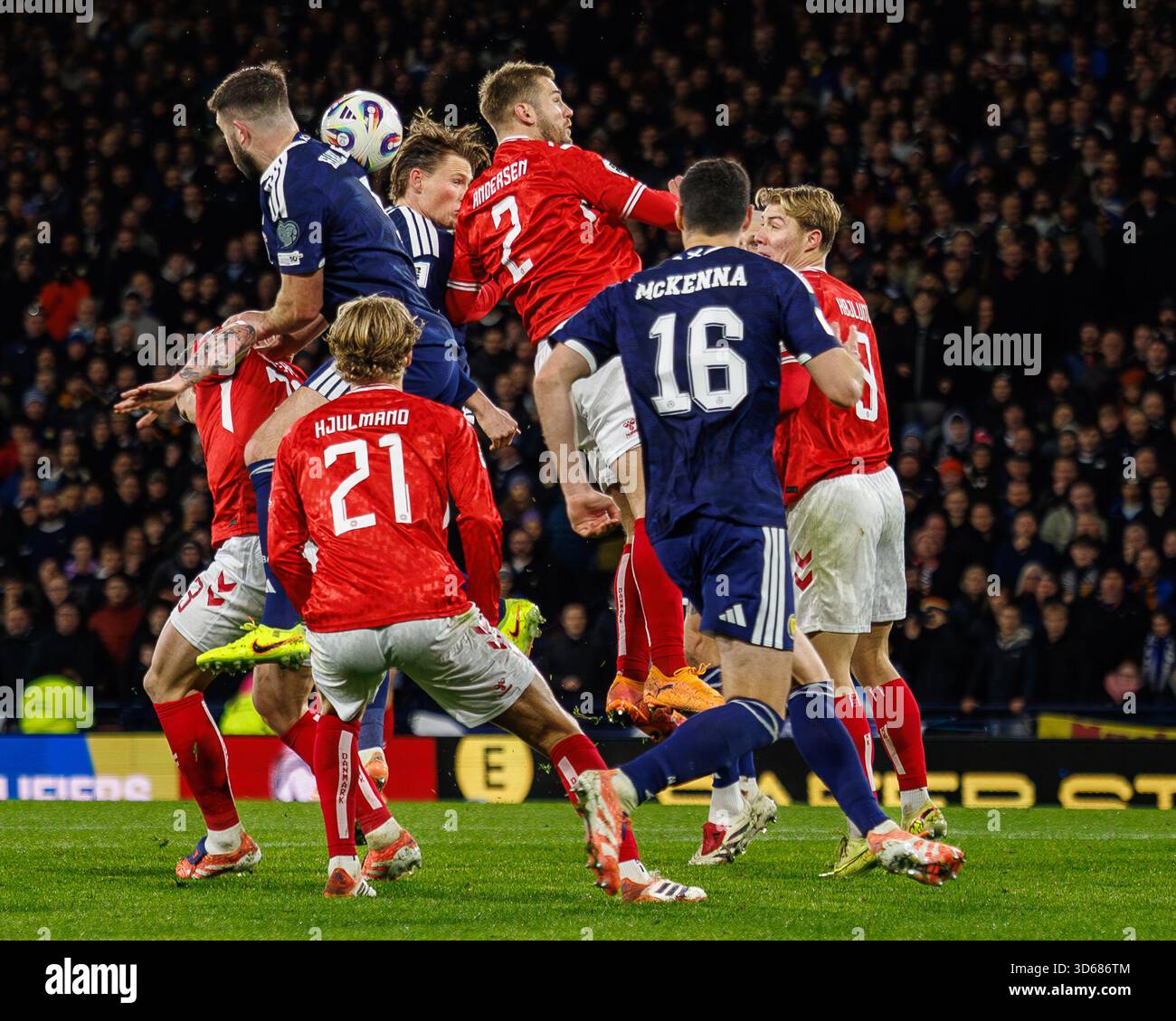 Scotland v denmark mctominay hi-res stock photography and images - Alamy