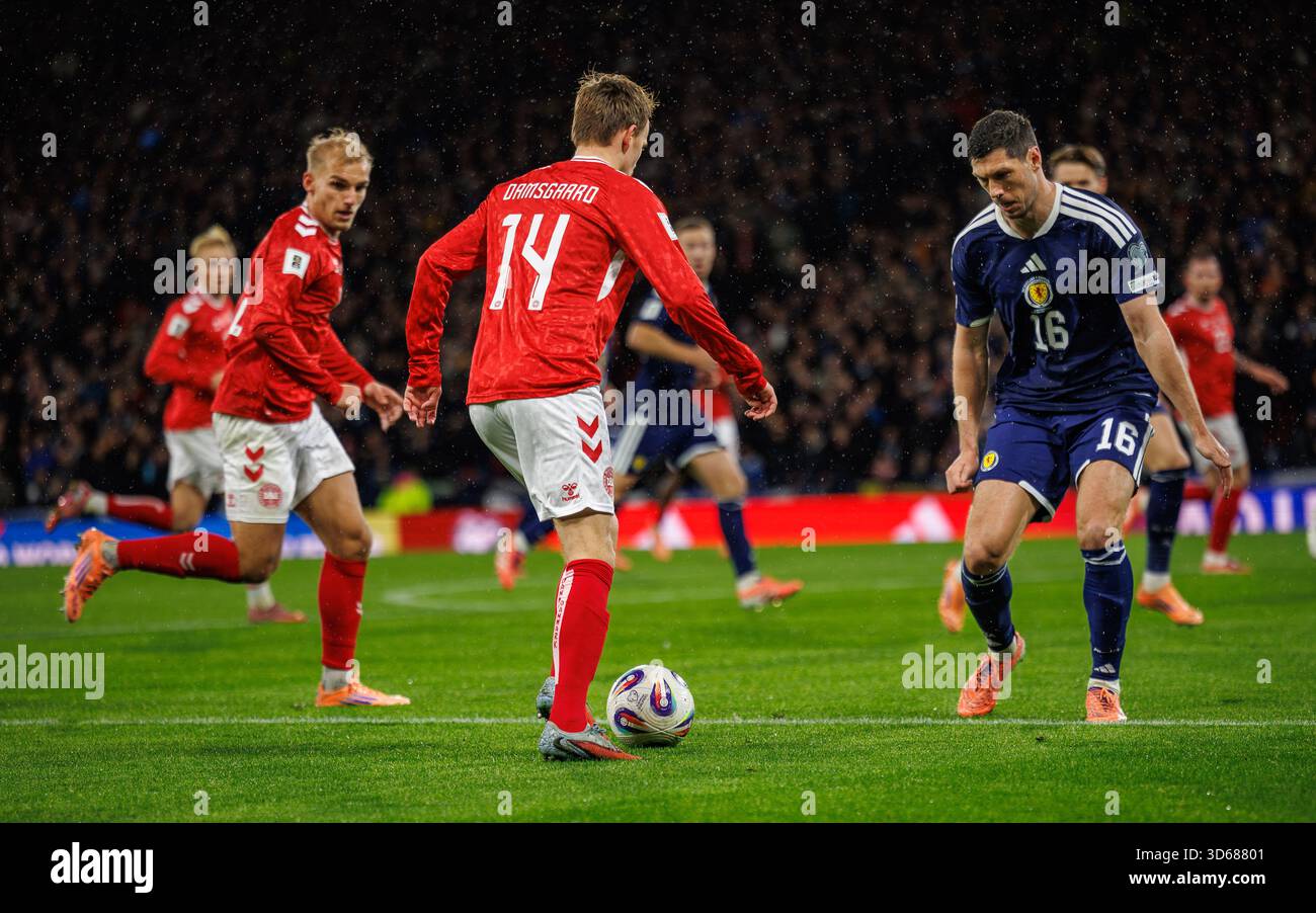 Hampden Park, Glasgow, Scotland, UK. 18th Nov 2025. Scotland V Denmark ...