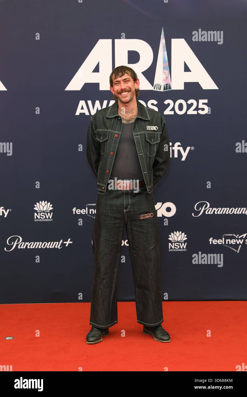 November 19, 2025: TOM FORREST attends the 2025 ARIA Awards at the ...