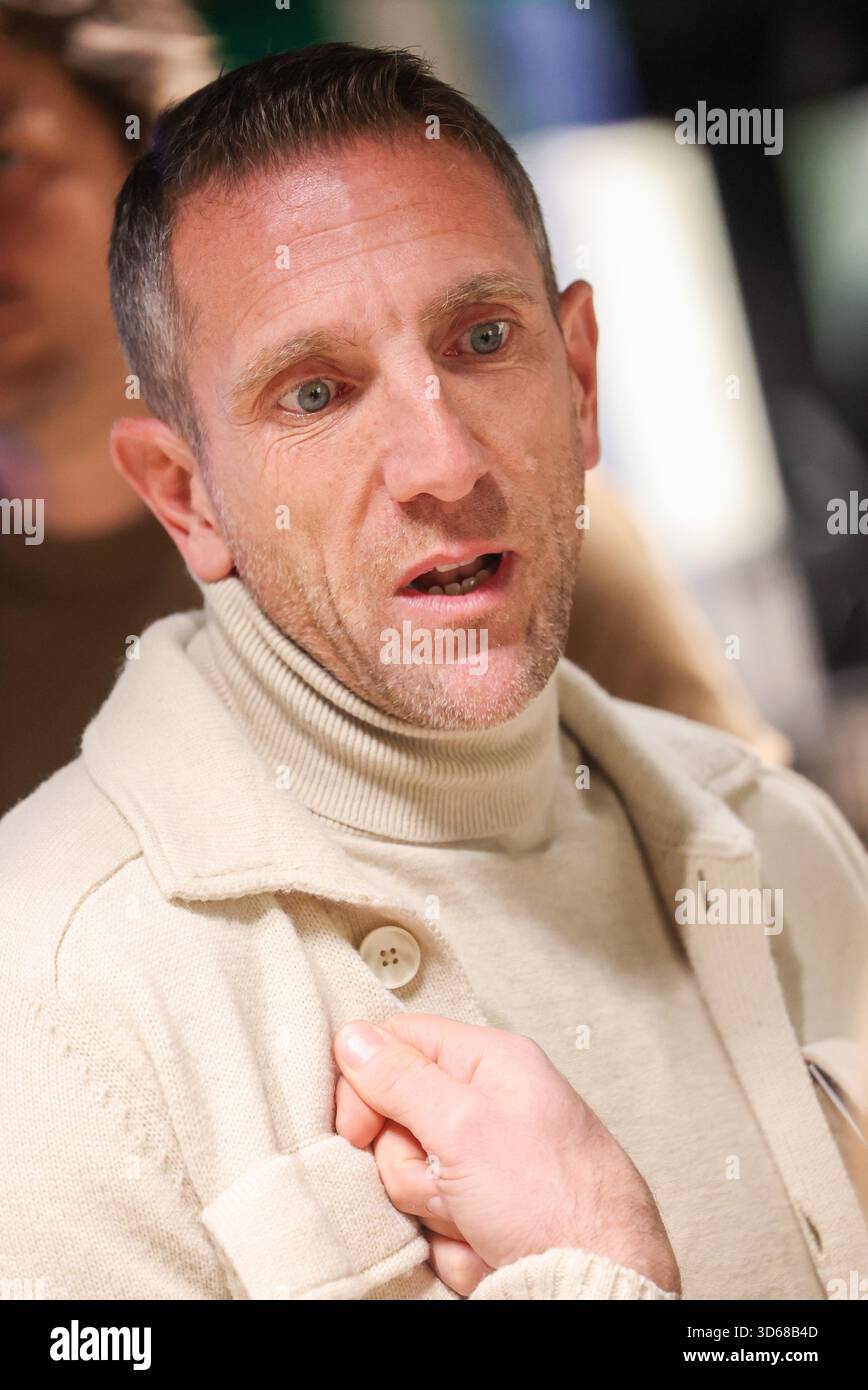 Royal Francs Borains' Pascal Scime pictured during the 'Stadium Summit ...