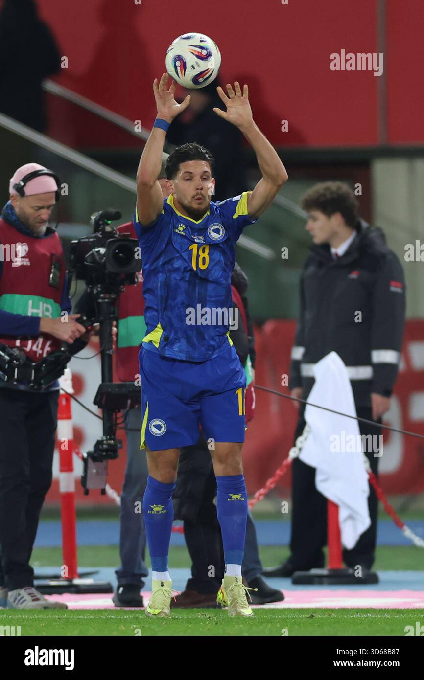 FIFA European Qualifiers 2026 match between Austria and Bosnia and ...
