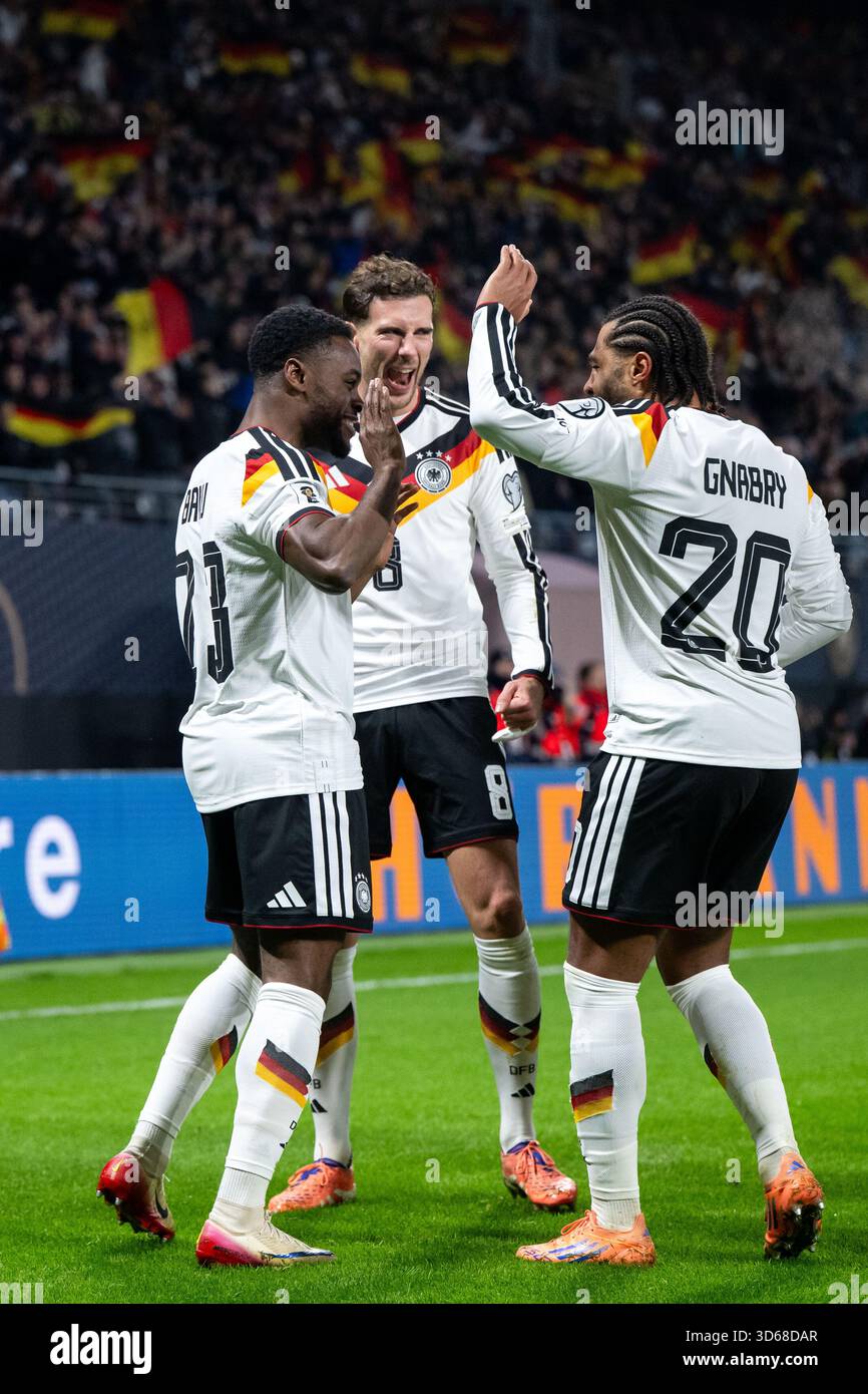 Ridle Baku (Germany, #23), Leon Goretzka (Germany, #08), Serge Gnabry ...