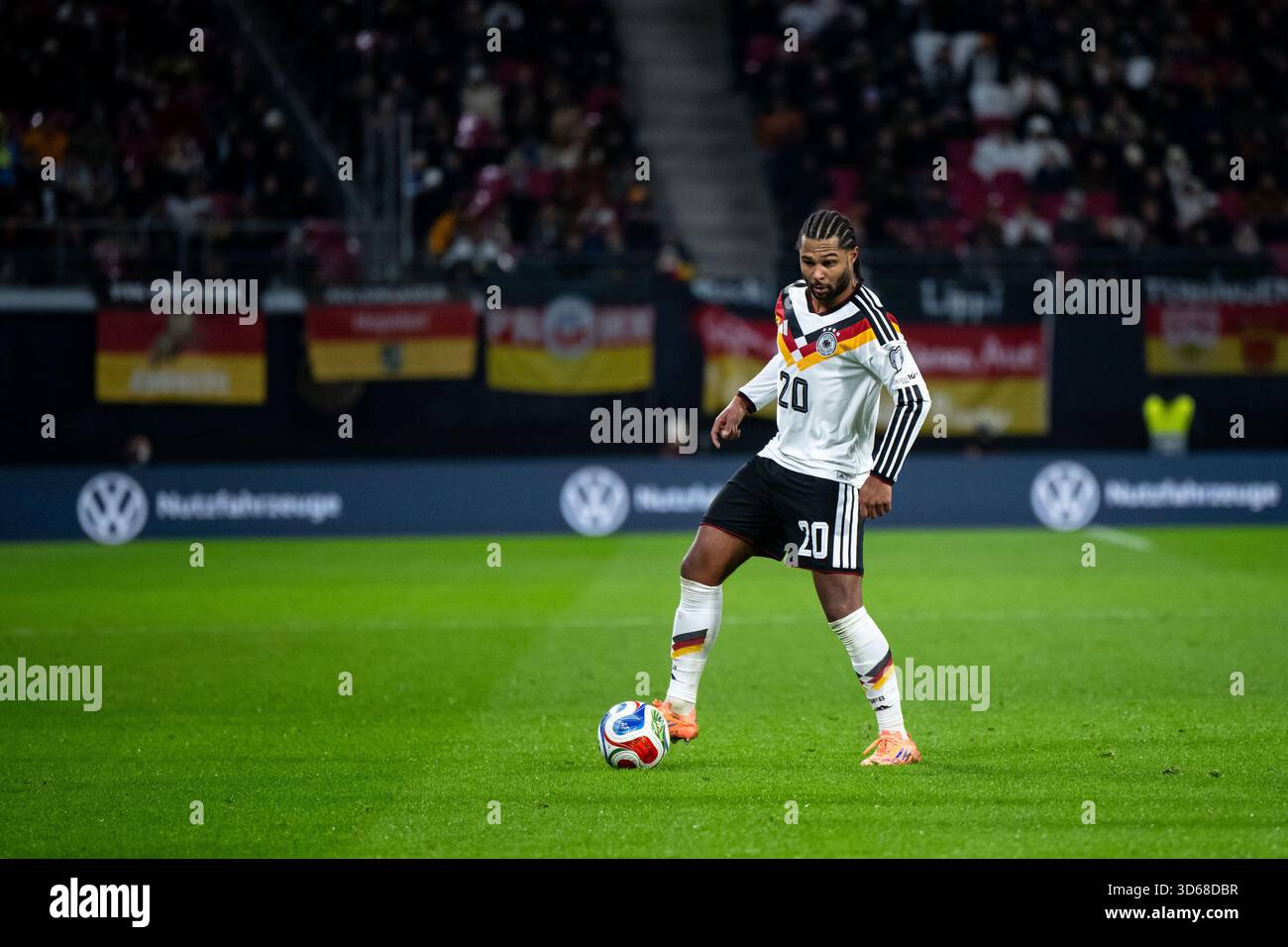 Serge Gnabry (Germany, #20) on the ball, GER, Germany vs Slovakia ...