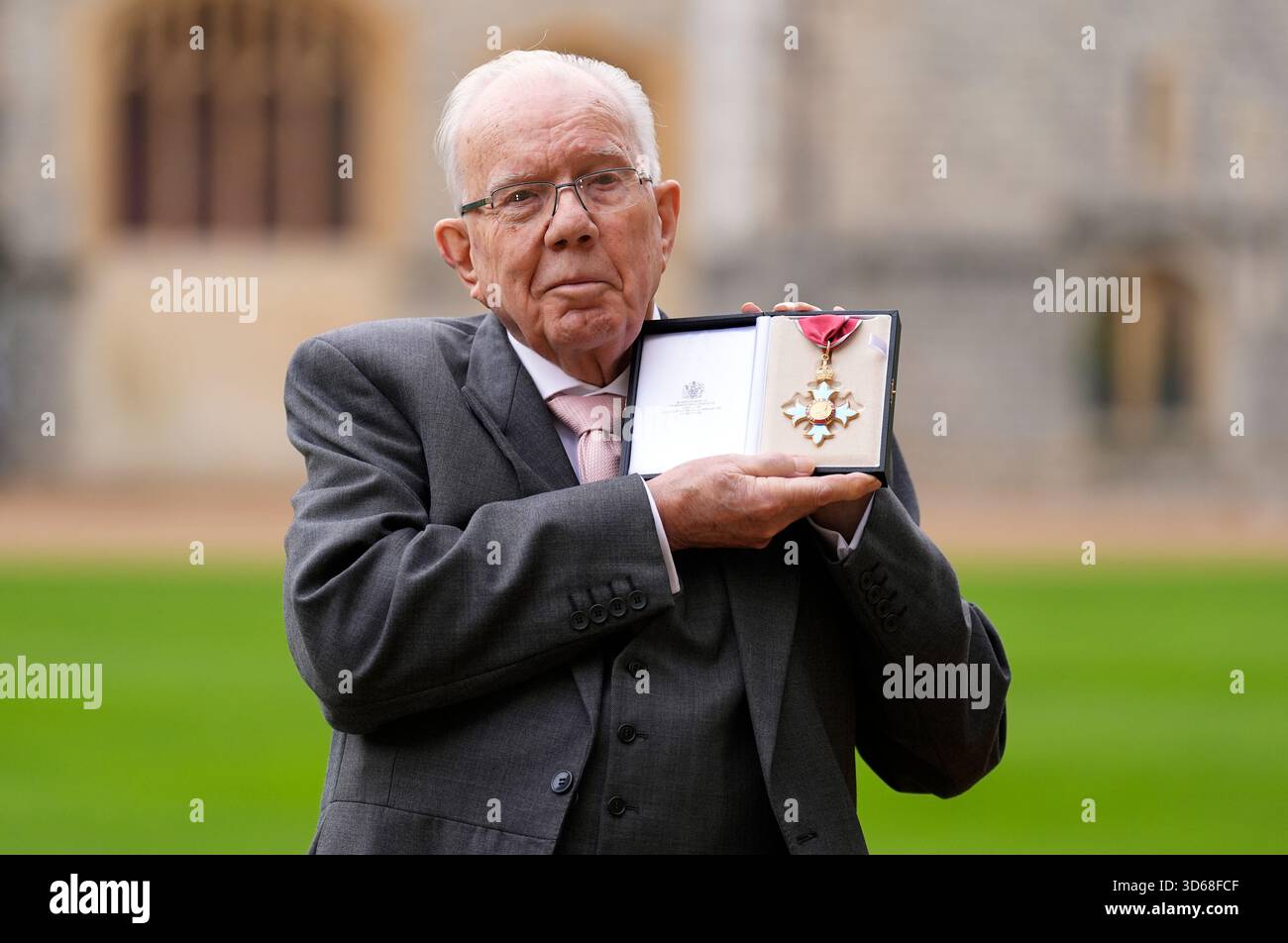 Dr. Peter Musgrove after being made a Commander of the Order of the ...