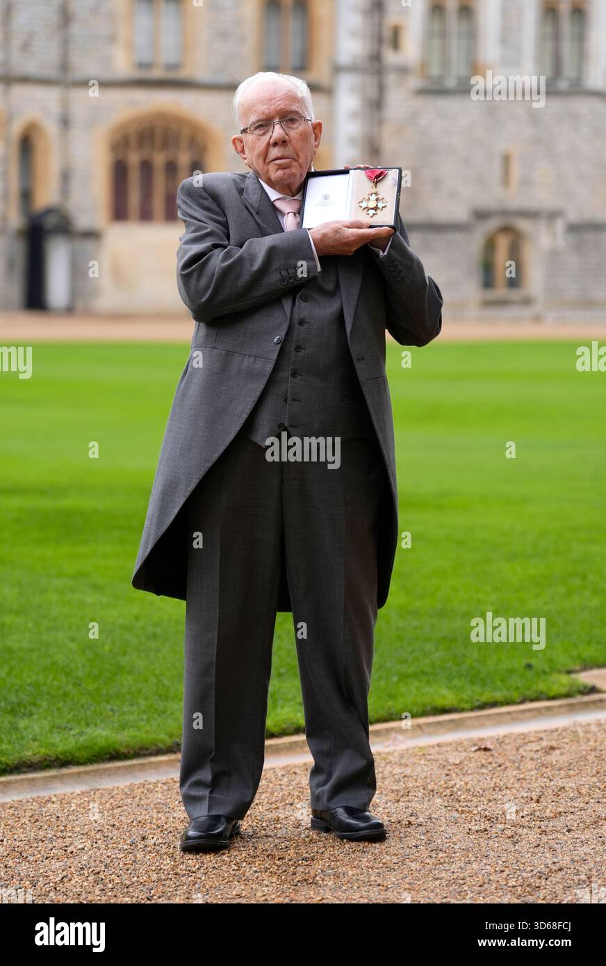 Dr. Peter Musgrove after being made a Commander of the Order of the ...