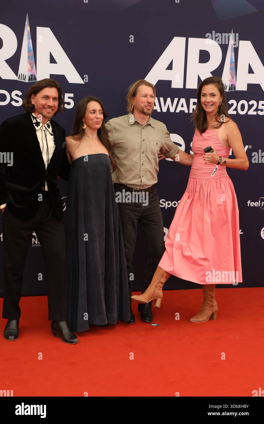 Sydney, Australia. 19th November 2025. Sam Teskey and partner April ...
