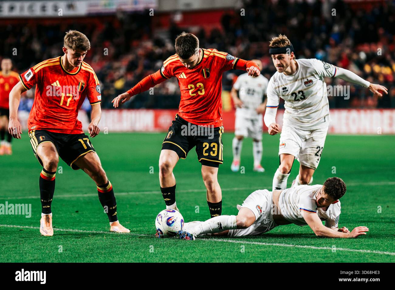 Charles De Ketelaere (Belgium, 17) Nicolas Raskin (Belgium, 23) in a ...