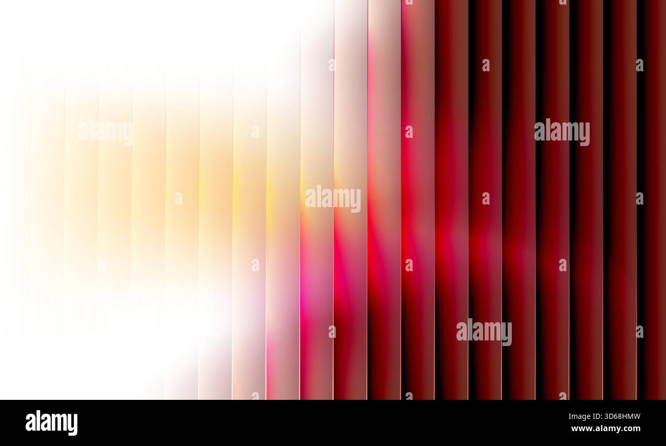 Red and beige colors bright gradient on abstract modern ribbed ...