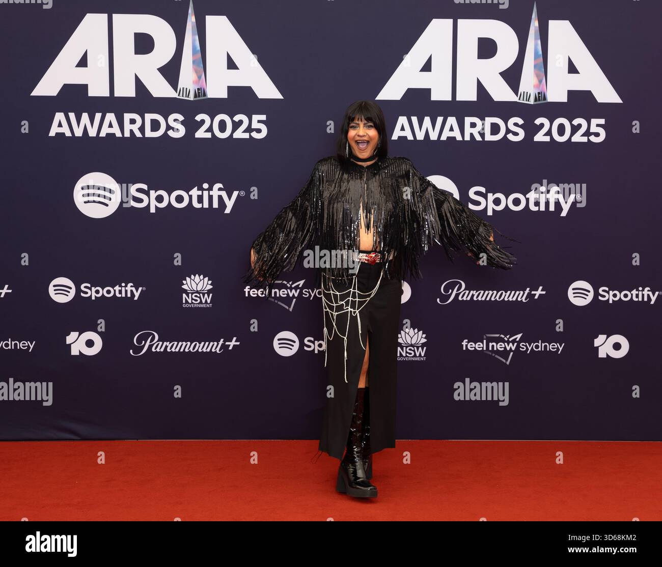 Charlie Collins poses for a photo during the 2025 ARIA Awards at ...