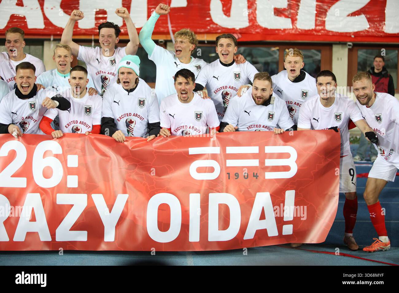 FIFA European Qualifiers 2026 match between Austria and Bosnia and ...