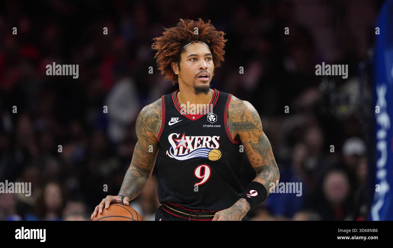 Philadelphia 76ers' Kelly Oubre Jr. plays during an NBA basketball game ...