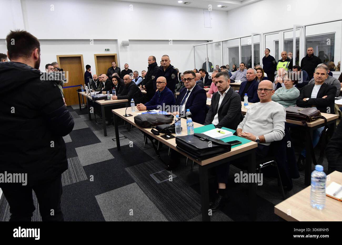 Start of the trial for the night club Pulse fire in Kocani, in the ...