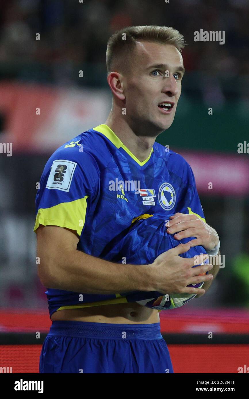 FIFA European Qualifiers 2026 match between Austria and Bosnia and ...