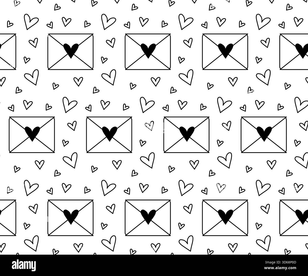 Black envelope white card Stock Vector Images - Alamy