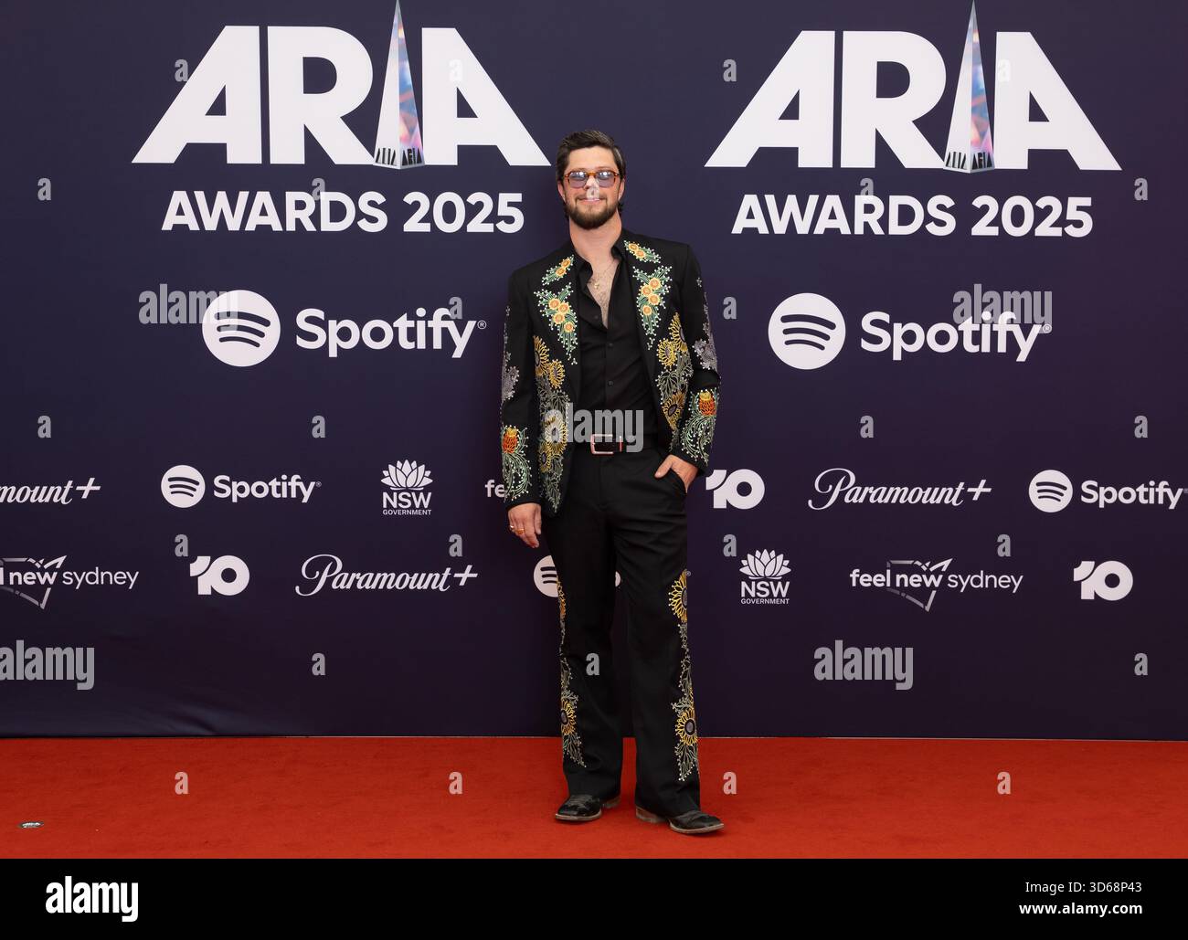 Dylan Wright poses for a photo during the 2025 ARIA Awards at Hordern ...