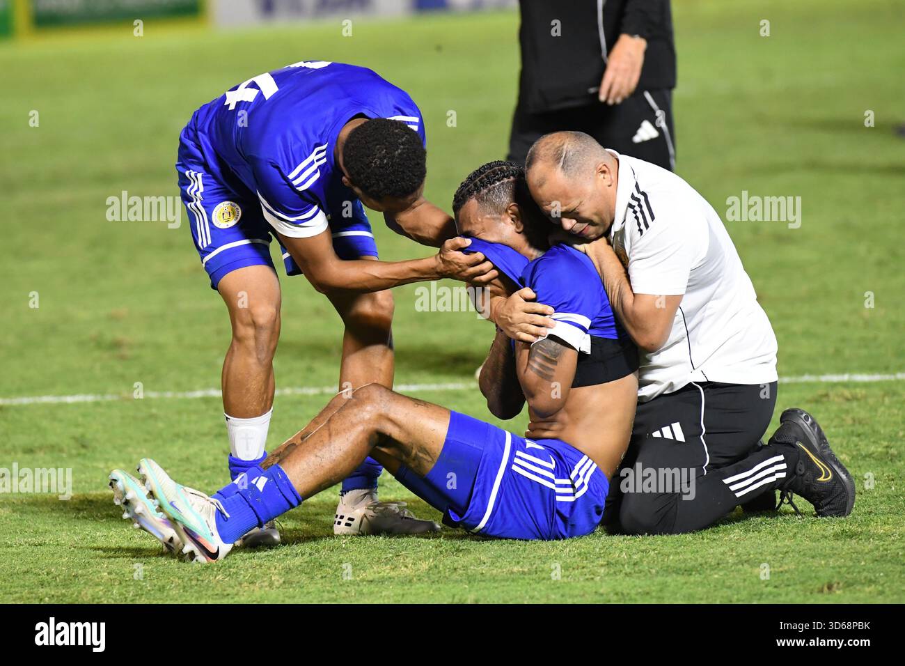 Curacao players celebrate qualifying for the 2026 FIFA World Cup after ...