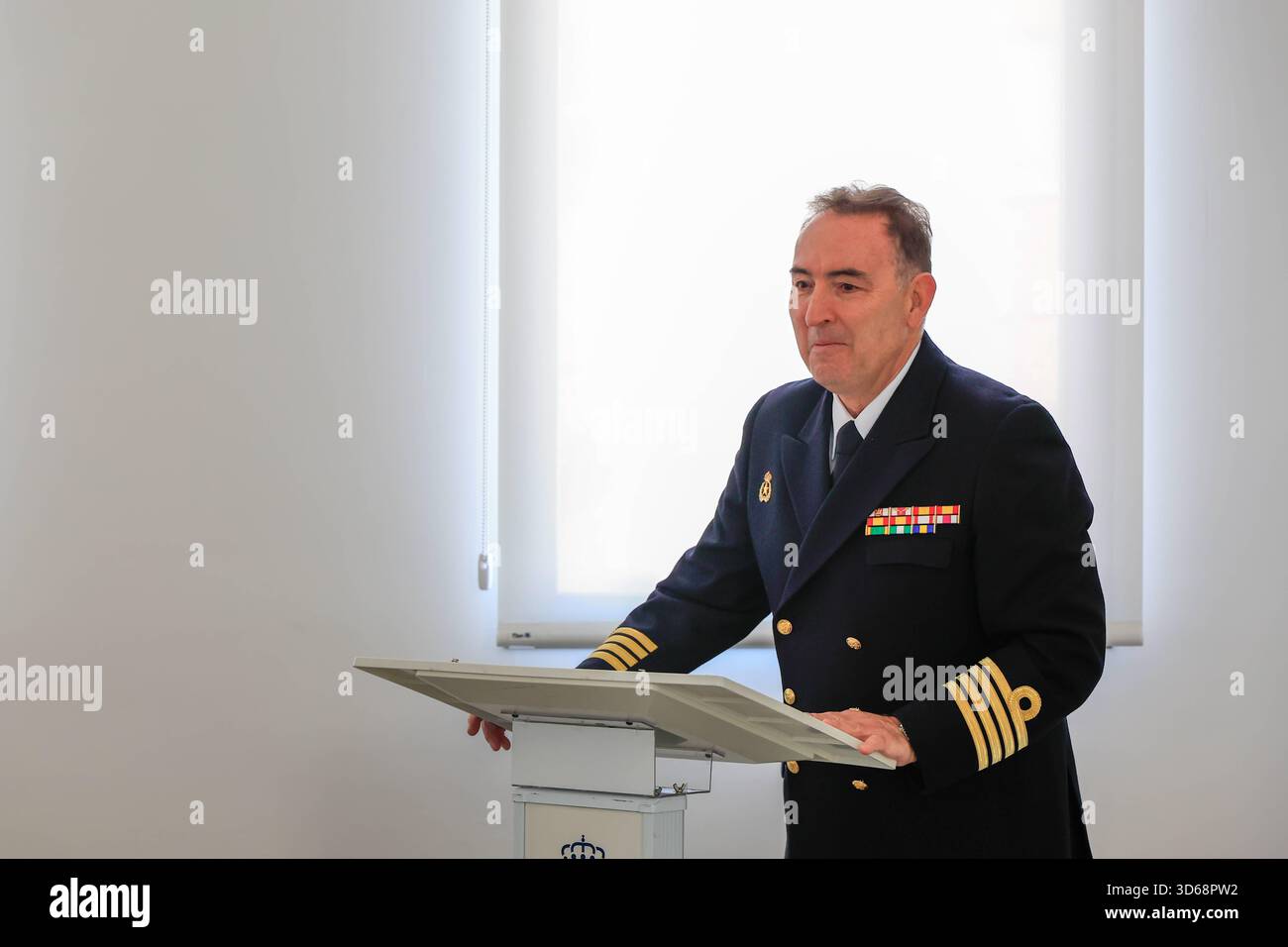 Spanish King Felipe VI and minister Margarita Robles visits the "Juan ...