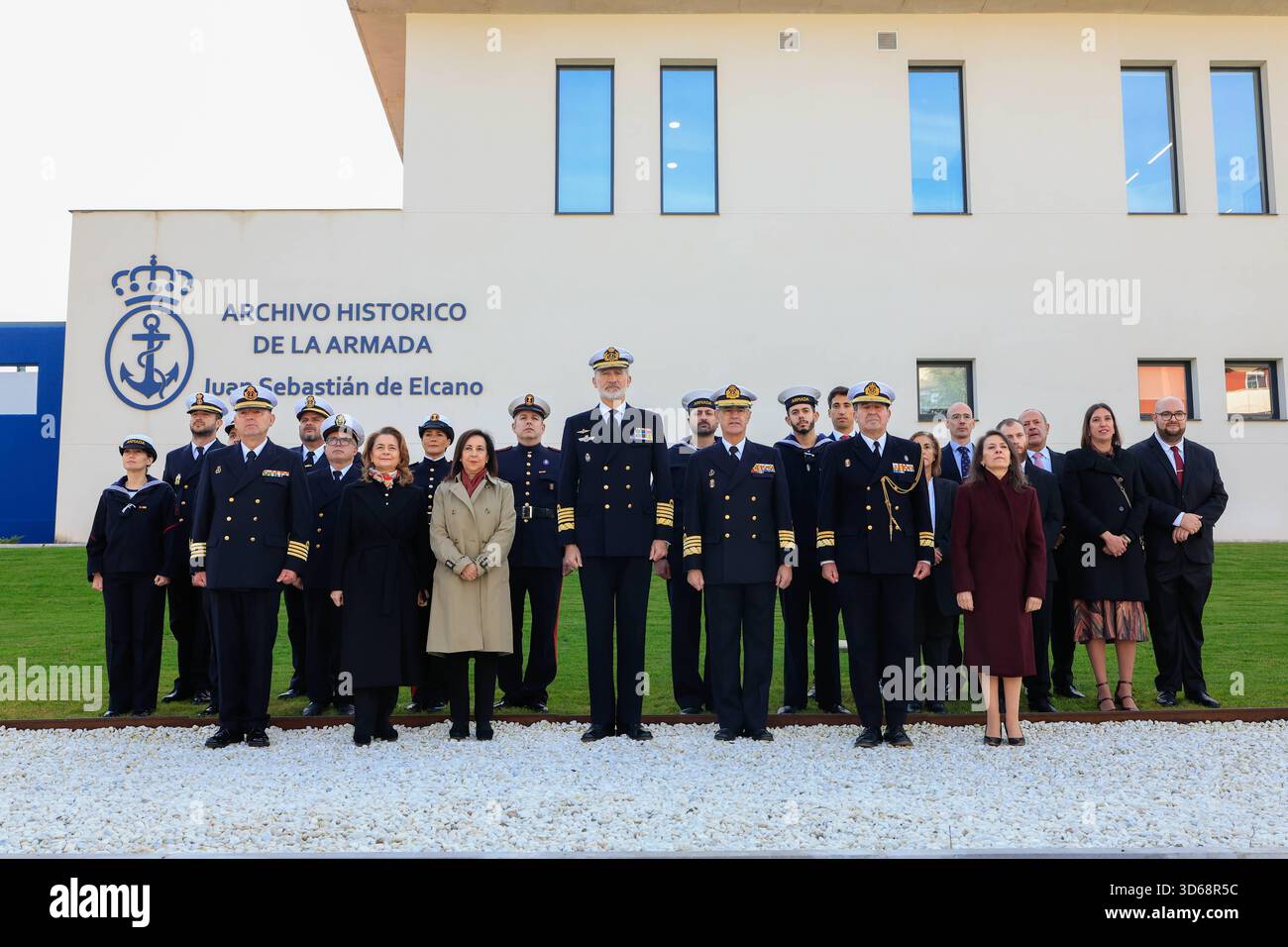 Spanish King Felipe VI and minister Margarita Robles visits the "Juan ...