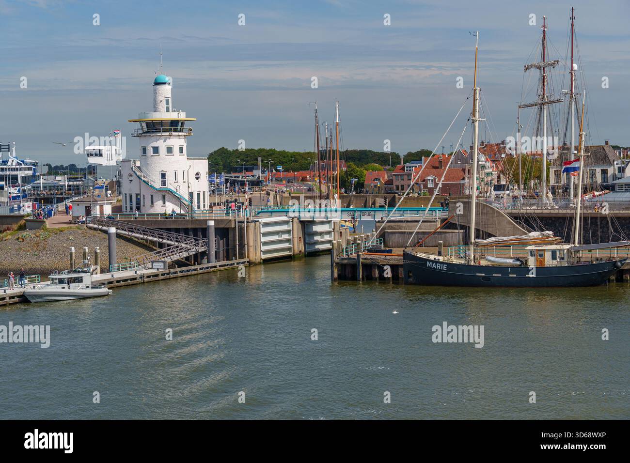 Harlingen city at the dutch north sea Stock Photo - Alamy