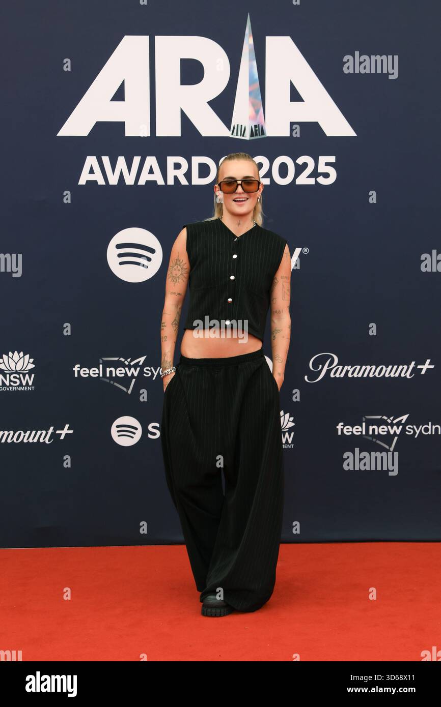 November 19, 2025: G-FLIP attends the 2025 ARIA Awards at the Hordern ...