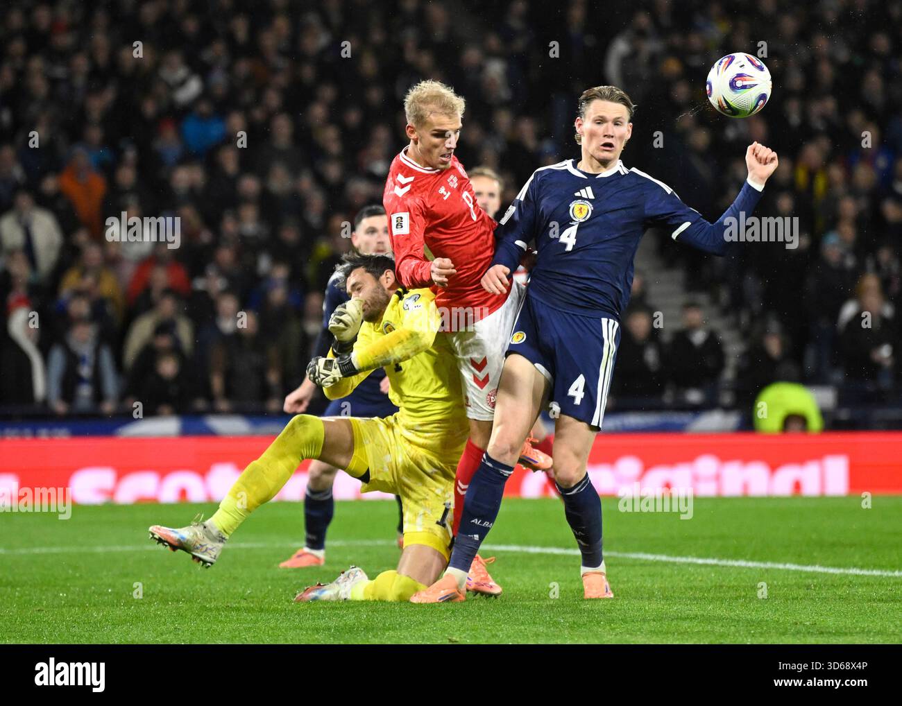 Glasgow, Scotland, 18th November 2025. Craig Gordon of Scotland, Gustav ...